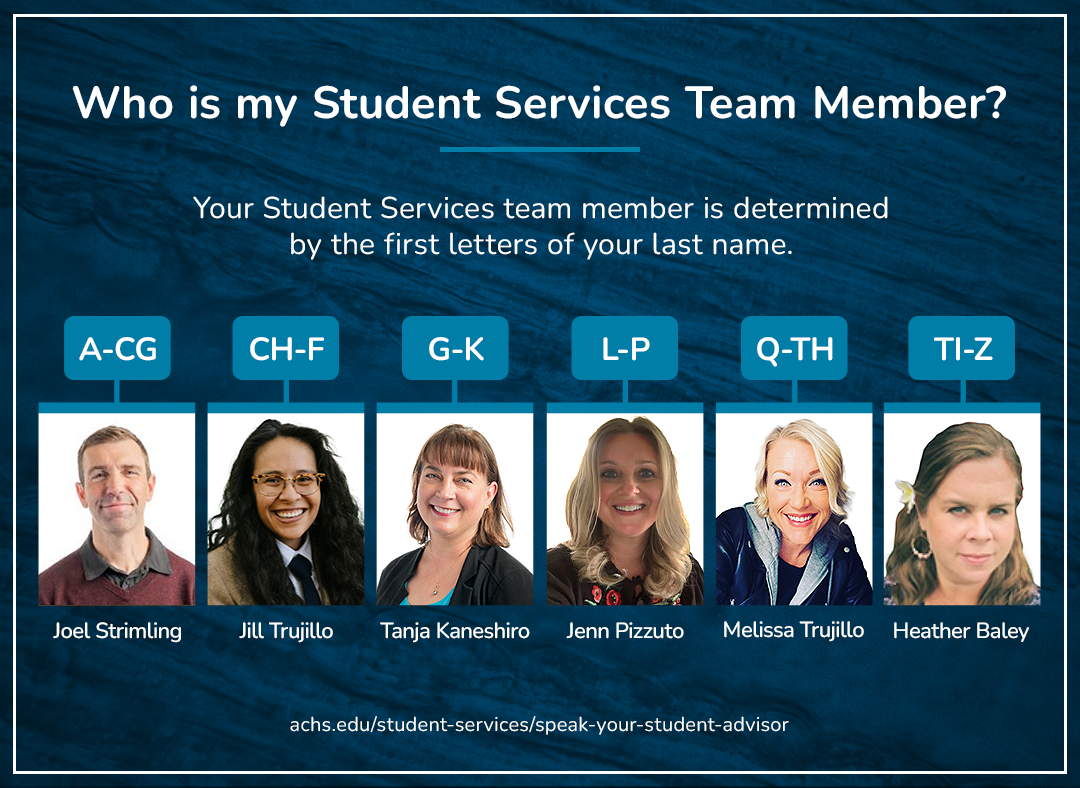 Speak to Your Student Advisor | achs.edu