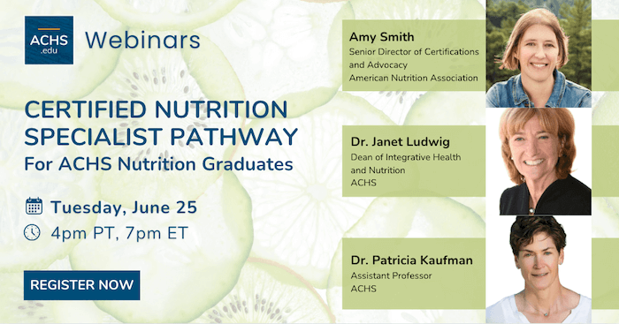 Certified Nutrition Specialist Pathway for ACHS Nutrition Graduates ...